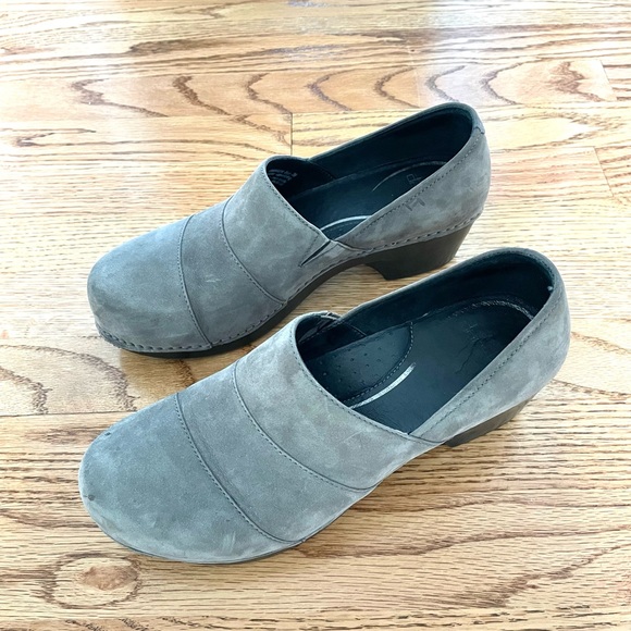 Dansko | Shoes | Dansko Classic Clog Gray Suede | Poshmark